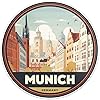 Amazon.com - Germany Munich City Sticker - Waterproof Vinyl Decal for ...