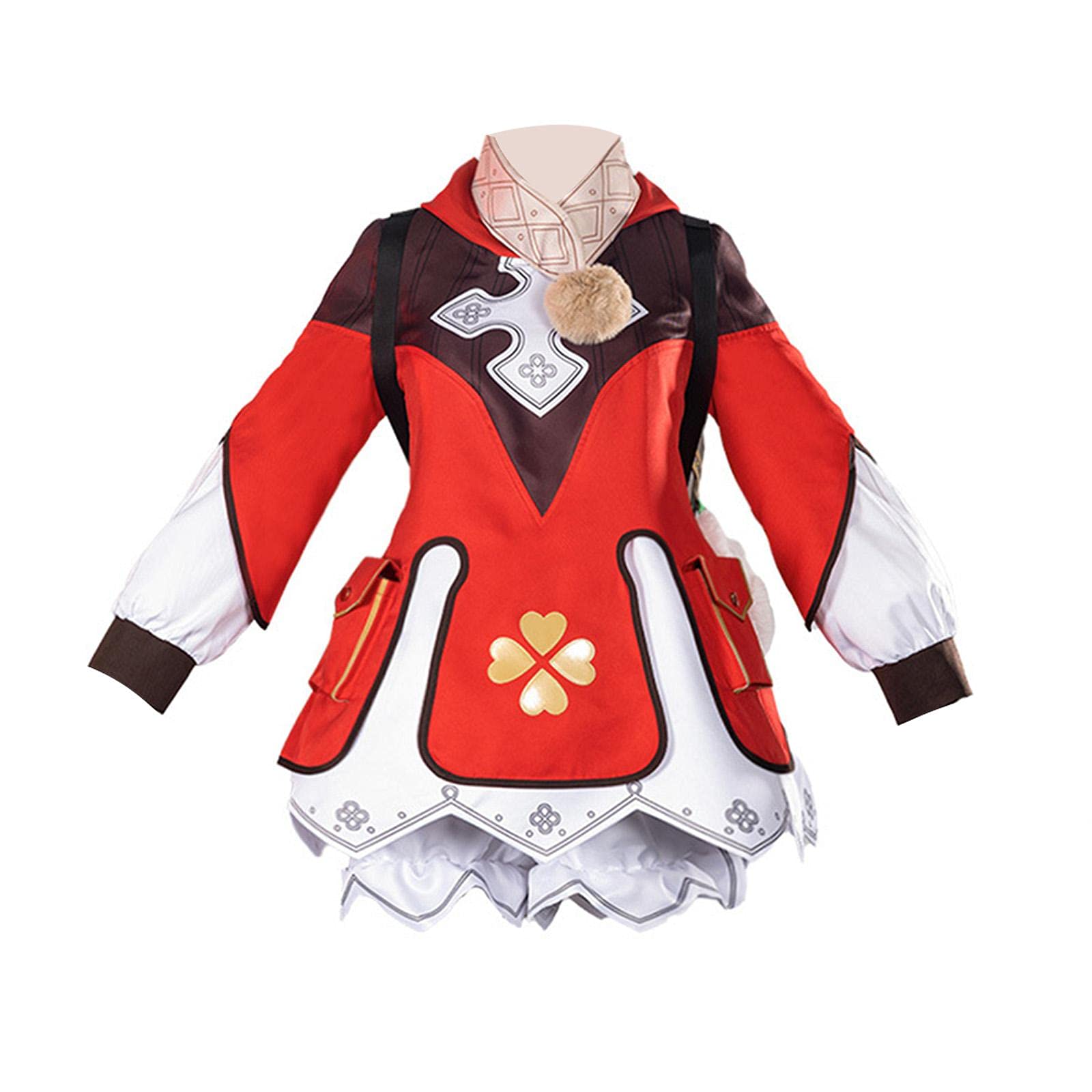 Buy Anime Genshin Impact Cosplay Traveler Klee Costume Carnival ...