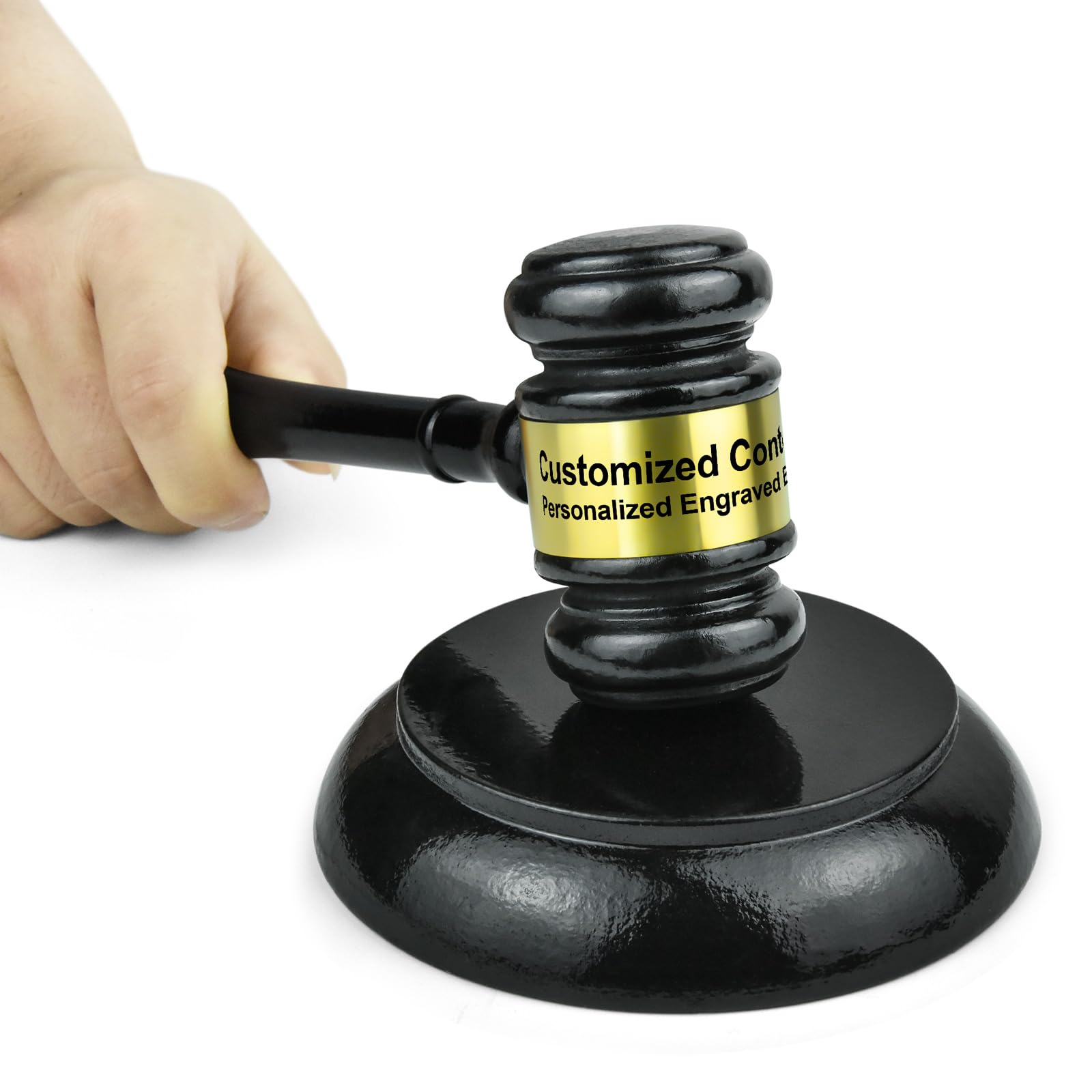 Amazon.com : Personalized Wooden Gavel and Sound Block Set - Ideal Gift ...