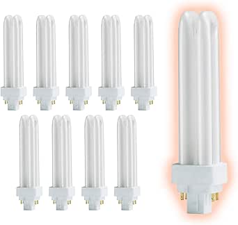 Amazon.com: GoodBulb 13 Watt CFL Light Bulbs | 4 Pin G24Q-1 Base 5000K Daylight | 13W High ...