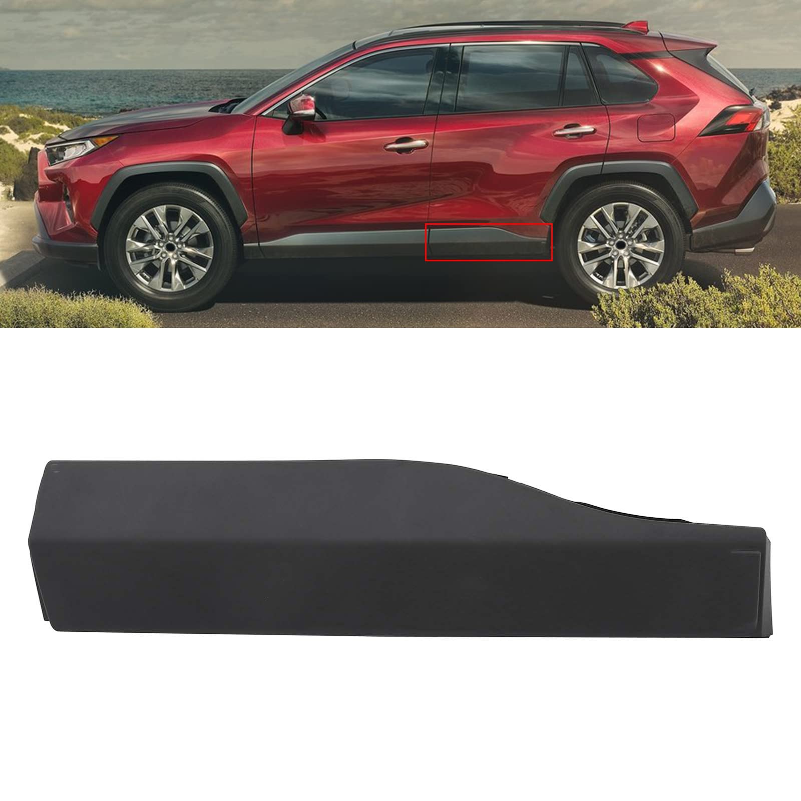 Car Door Side Molding Door Molding Lower Trim Rear Right Passenger Side ...