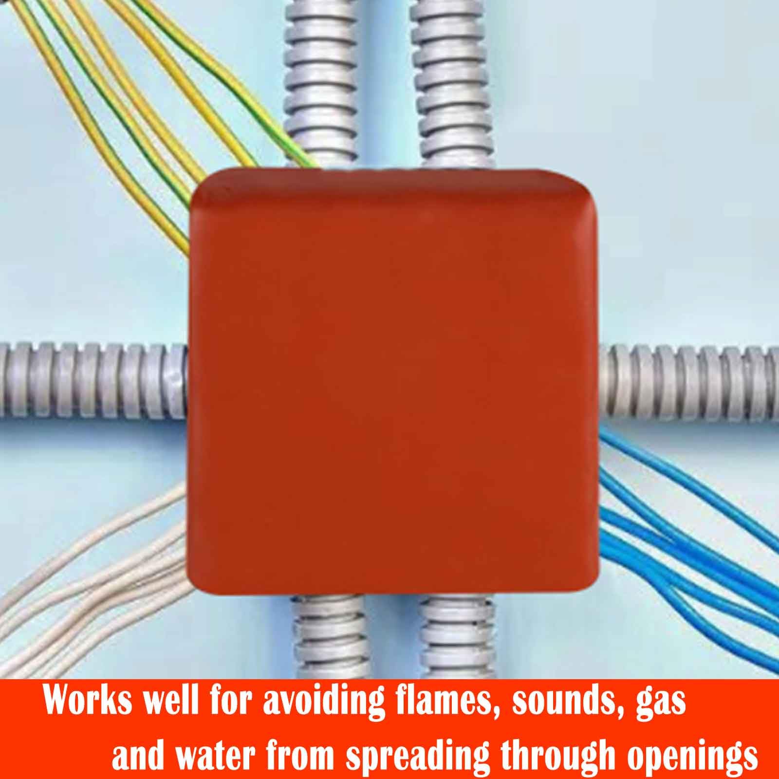 Fire Barrier Moldable Putty Pads For Buildings Industrial Plugging Mud