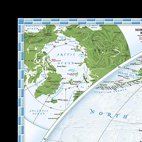 Snapklik.com : National Geographic World Wall Map - Decorator - Laminated