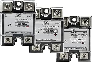 Amazon.co.jp: Mini Electromagnetic Relay SSR-25DA SSR-40DA SSR-40AA SSR-40DD SSR 10A 25A 40A 60A ...