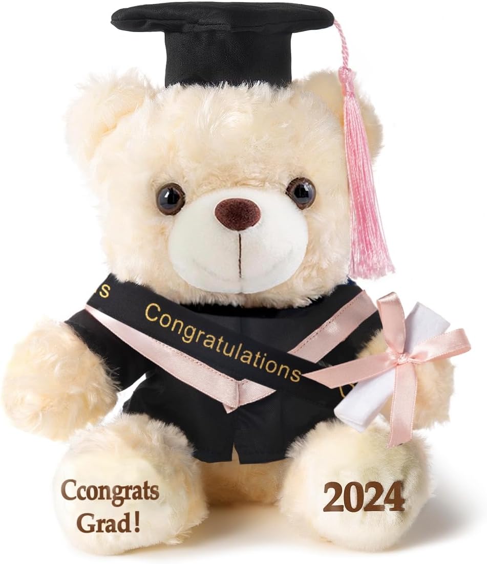 Amazon.com: GSUIVER Graduation Gift for Kids Graduation Bear Stuffed ...