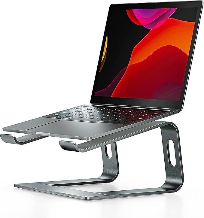 Amazon.com: Nulaxy Laptop Stand, Ergonomic Aluminum Laptop Computer ...