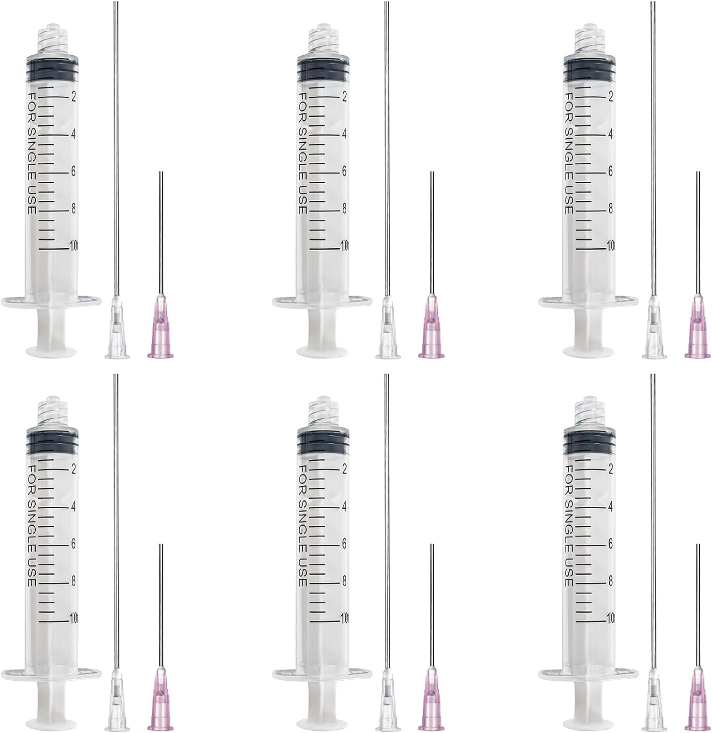 Amazon.com: 6PCS 10ml Ink Syringes with 16Ga 18Ga Blunt Tip Needle for ...