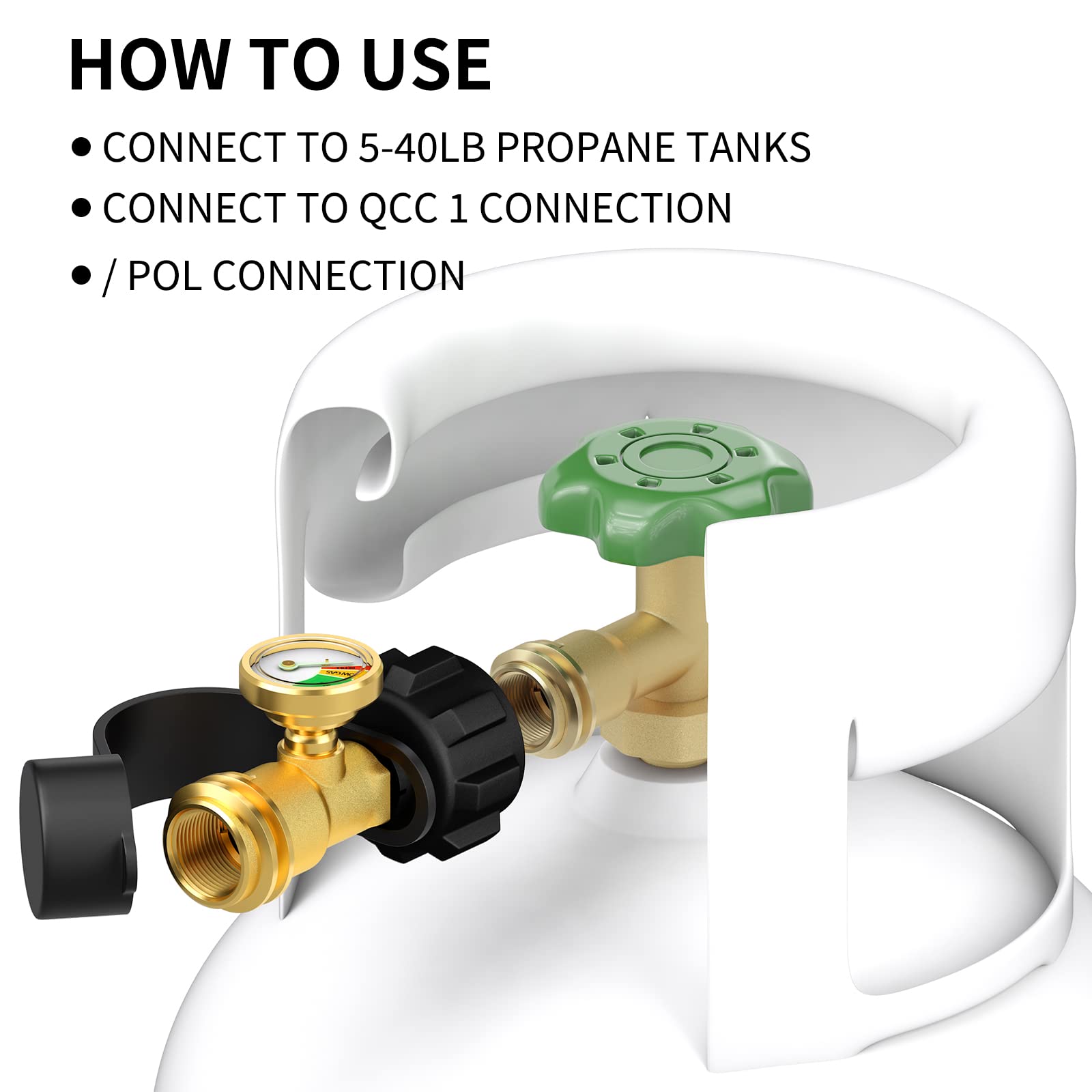 Snapklik.com : Propane Gauge,Level Indicator Propane Cylinder Gauges 3 ...