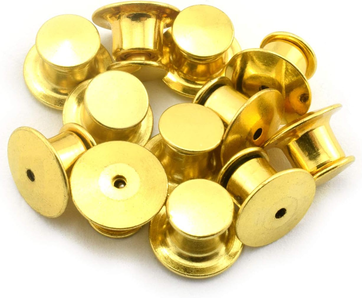 Amazon.com: LQ Industrial 12PCS Metal Locking Pin Backs Clasp Bulk Pin ...
