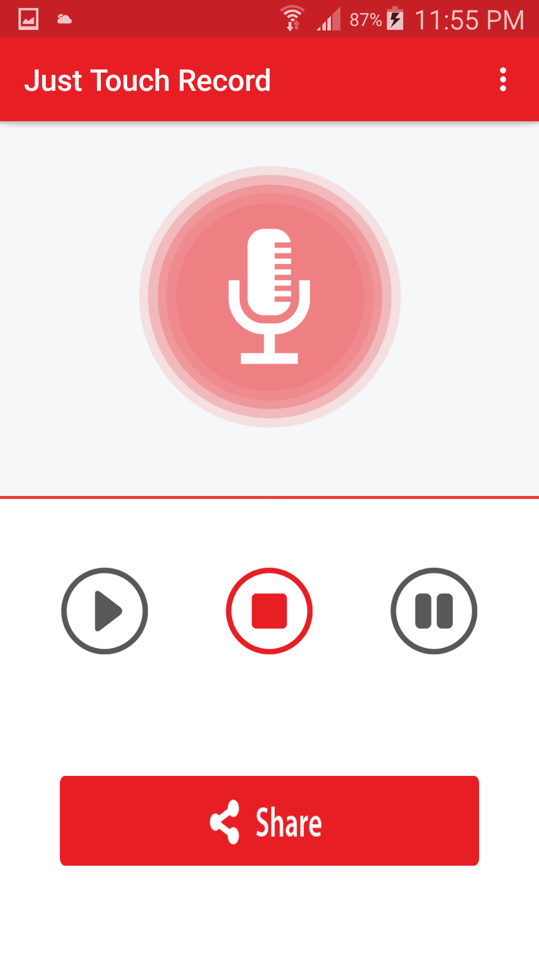 Just Touch Record - App on Amazon Appstore