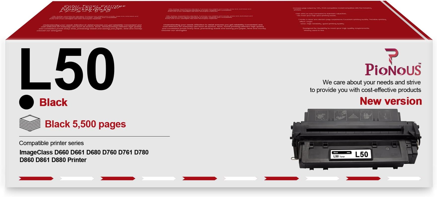 Amazon.com: L50 Black High-Yield Toner Cartridge 1-Pack Replacement for ...