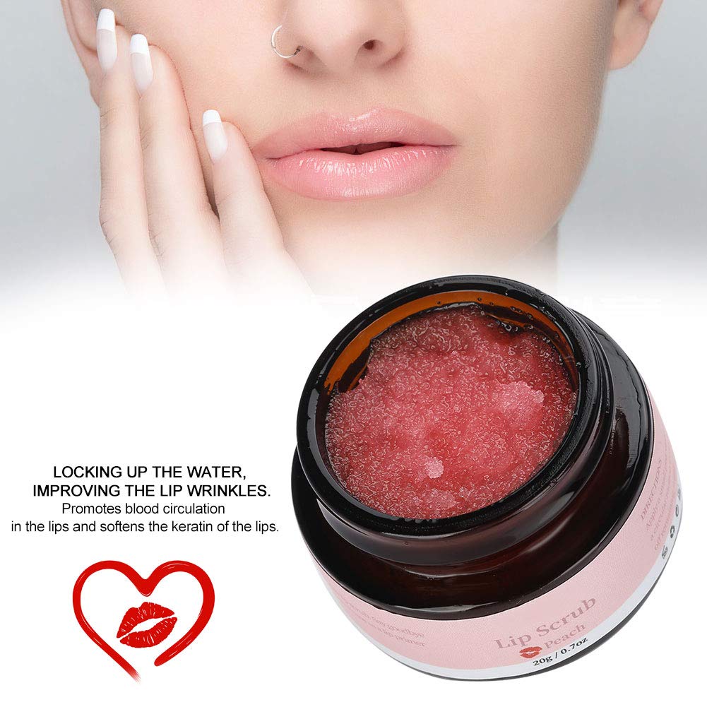Exfoliante de labios que contiene karité, cuidado de labios, exfoliante ...