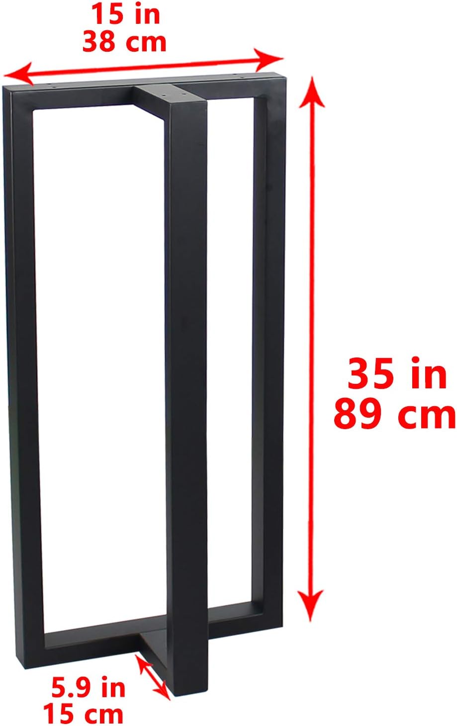 MBQQ Furniture Legs 35”Height 15”Wide Rustic Decory T Shape Table Legs ...