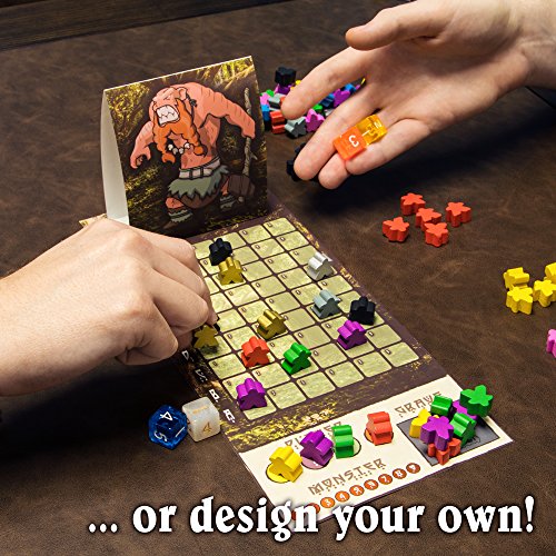Snapklik.com : 100 Wood Meeples 16mm Extra Board Game Pieces In 10 ...