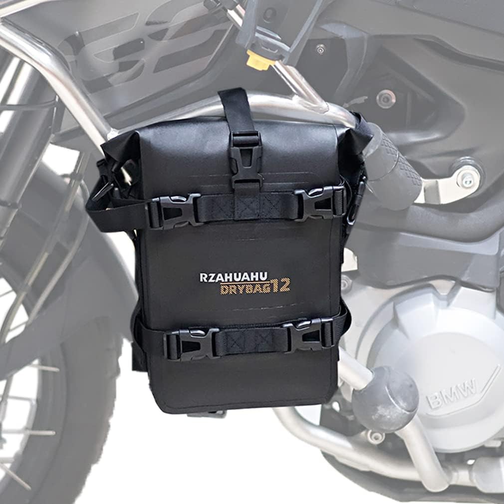 Amazon.com: RZAHUAHU Motorcycle Saddle Bag Harley Side Tool Bags Packge ...