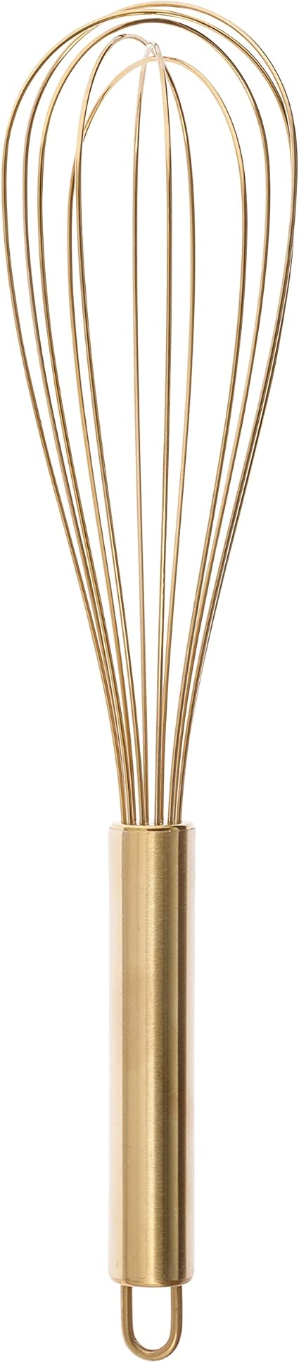 Amazon.com: Stainless Steel Whisk Heavy Duty - Gold Metal Kitchen ...
