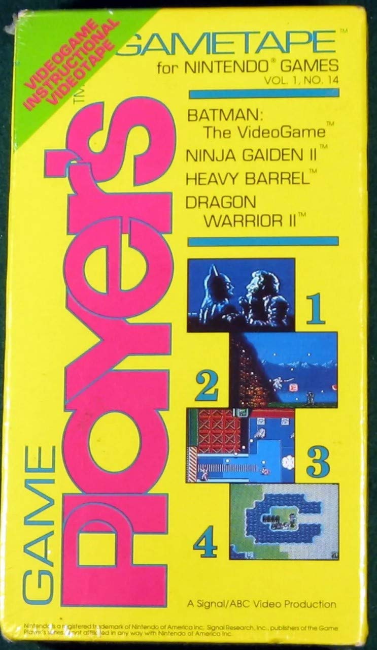 Amazon.com: Game Players Game Tape Vol. 1 No. 14 "Batman" - Nintendo ...