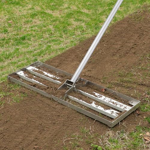 Amazon.com : ORIENTOOLS Lawn Leveling Rake 30x10 inch, Lawn Level Tool ...