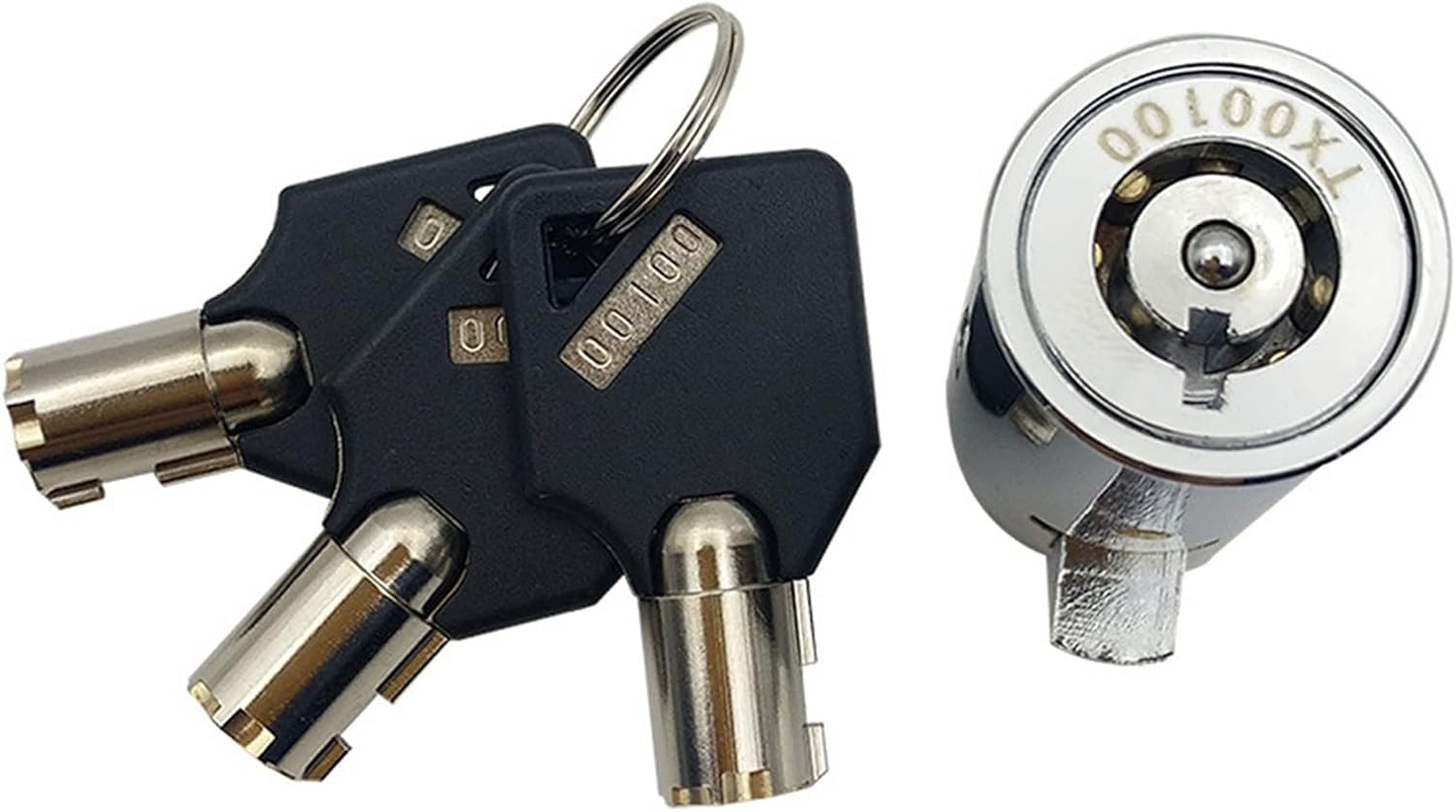 Cylinder Lock Single Open Lock Anti-Theft Lock Core with Keys Cylinder ...