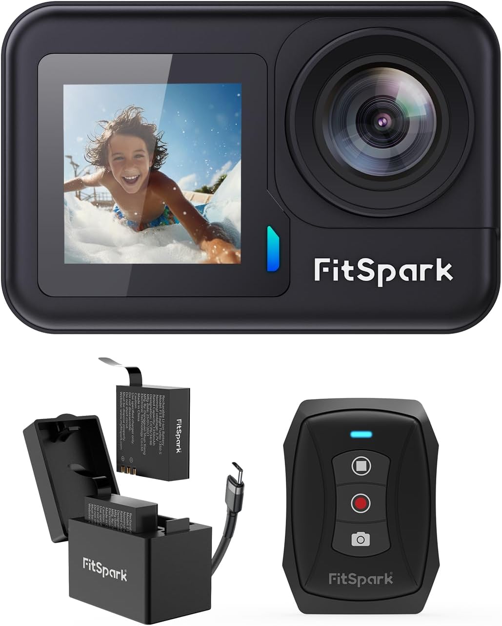 Amazon.com : FitSpark DOLPHIN 1.0 20M Body Waterproof Real 4K30FPS 20MP ...