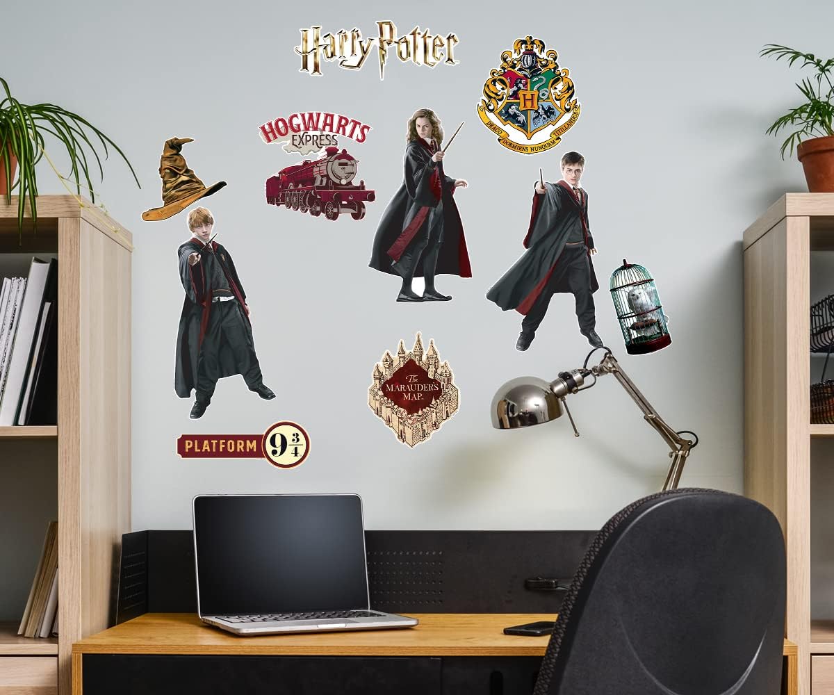 Amazon.com: Harry Potter Group Wall Sticker Movable Vinyl DIY Wall Art ...