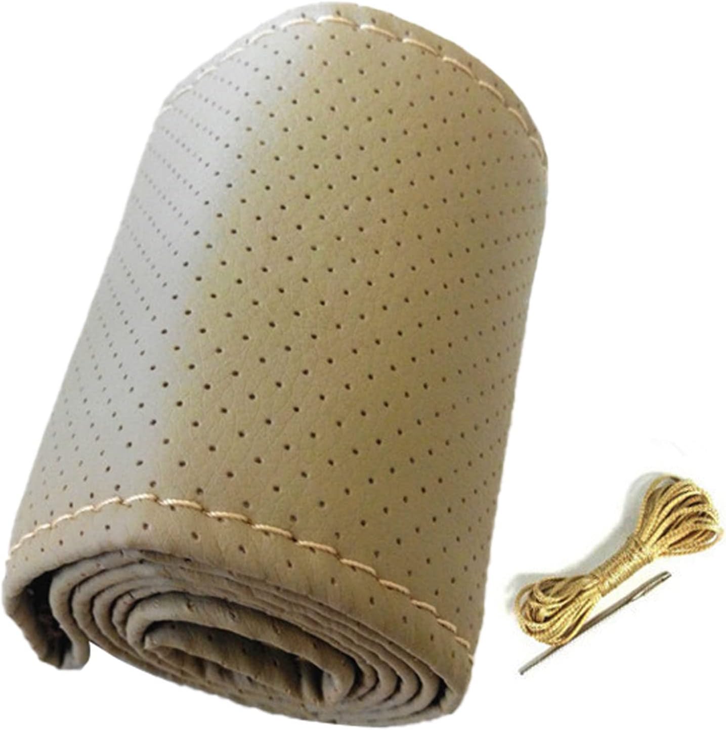 Amazon.com: Car Steering Whee Cover, Car Steering Wheel Stitch On Wrap ...