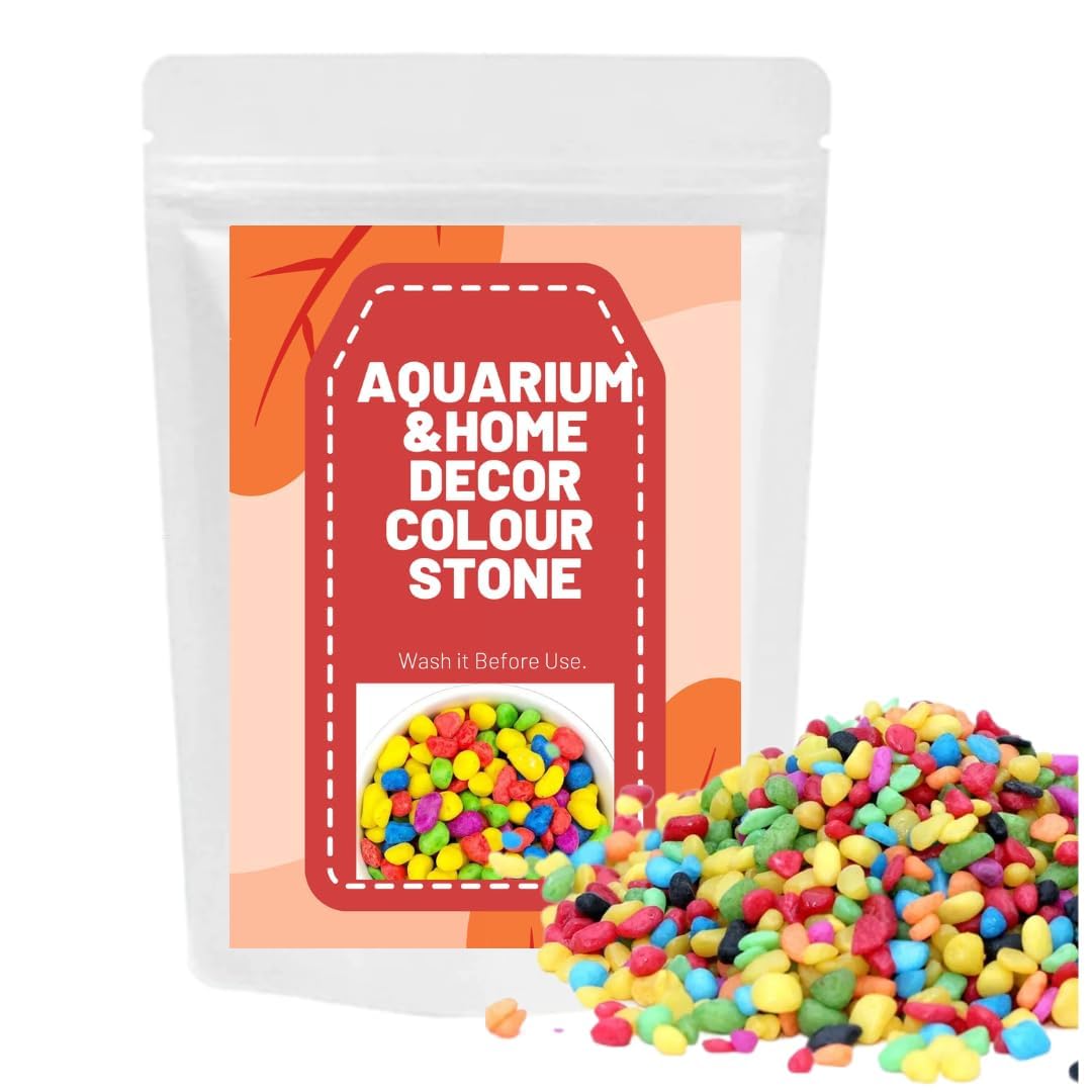 VAYINATO® Decorative Mixed Peables Colour Stone for Aquarium Fish Tank ...