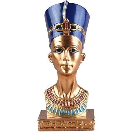 Testa di Regina egiziana Nefertiti Statua in Resina Statua Statuetta ...