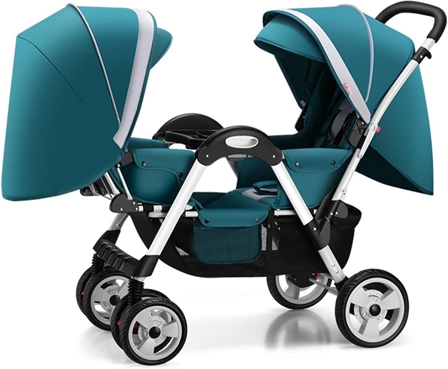 Amazon.com: Double Tandem Stroller-Baby Face to Face Foldable Umbrella ...