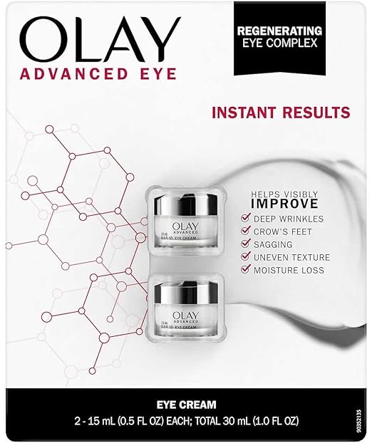 Amazon.com: Olay Advanced Eye Cream, 0.5 oz (Pack of 2) (1.0oz ...