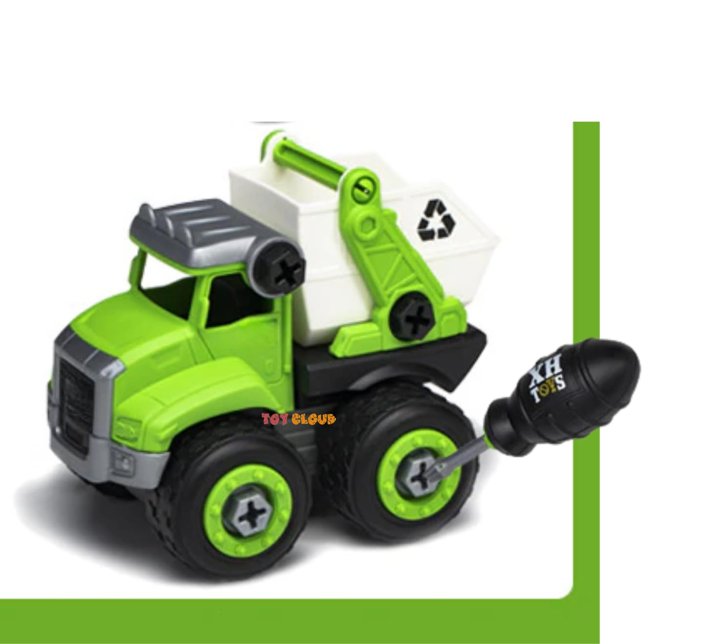 Toy Cloud DIY Do It Yourself City Service Vehicle Play Sanitation Truck ...