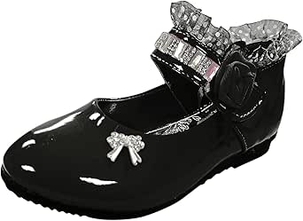 Amazon.com: Eoailr Girls Black Dress Shoes,Children Soft Girls Princess ...