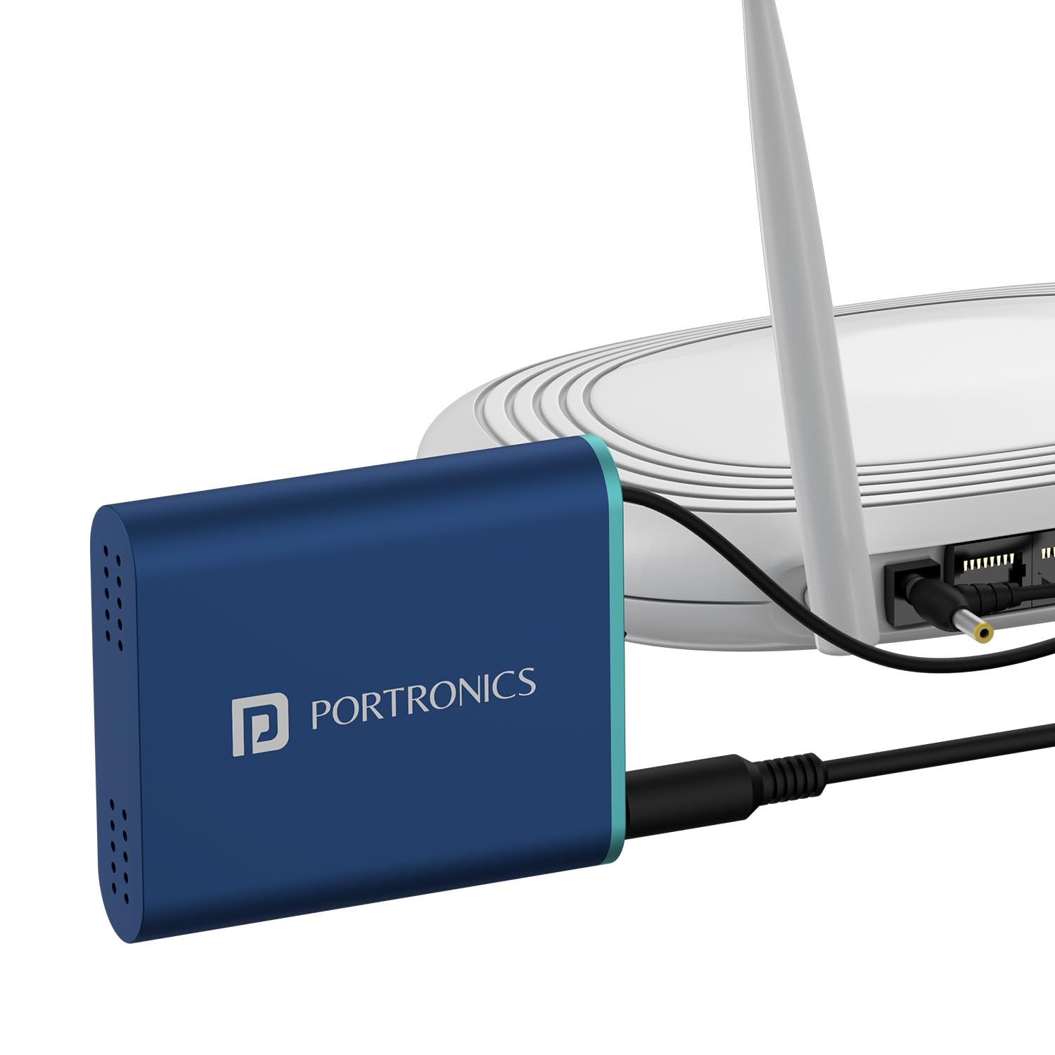 Portronics Power Plus Advanced Mini Router UPS for 12V DC WiFi Router ...