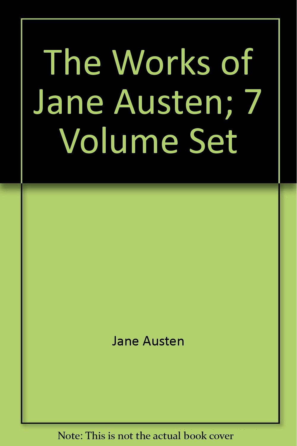 The Works of Jane Austen; 7 Volume Set: Jane Austen: Amazon.com: Books