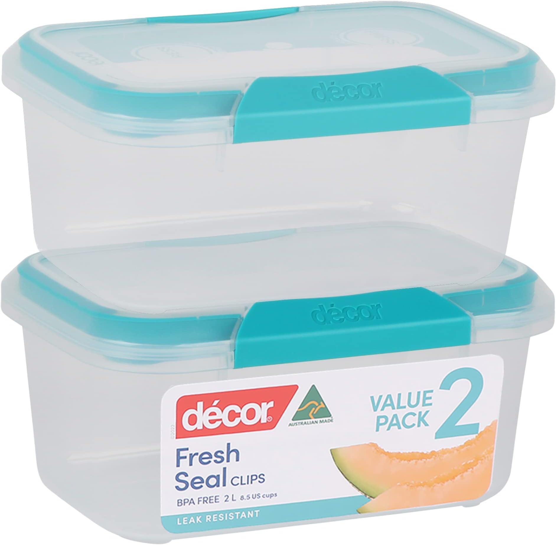 2 Litre Rectangular Ice Cream/Food Container/Tub x100 : Amazon.co.uk ...