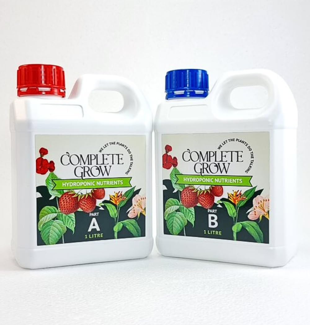 Hydroponic Nutrients 1L A&B Plant Grow and Bloom (1L) : Amazon.com.au ...