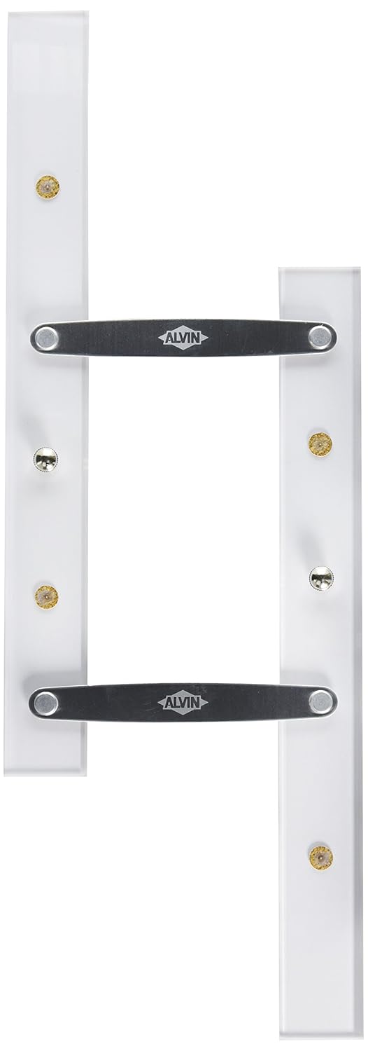 Amazon.com: ALVIN - Folding Parallel Rule with Transparent Blades That ...