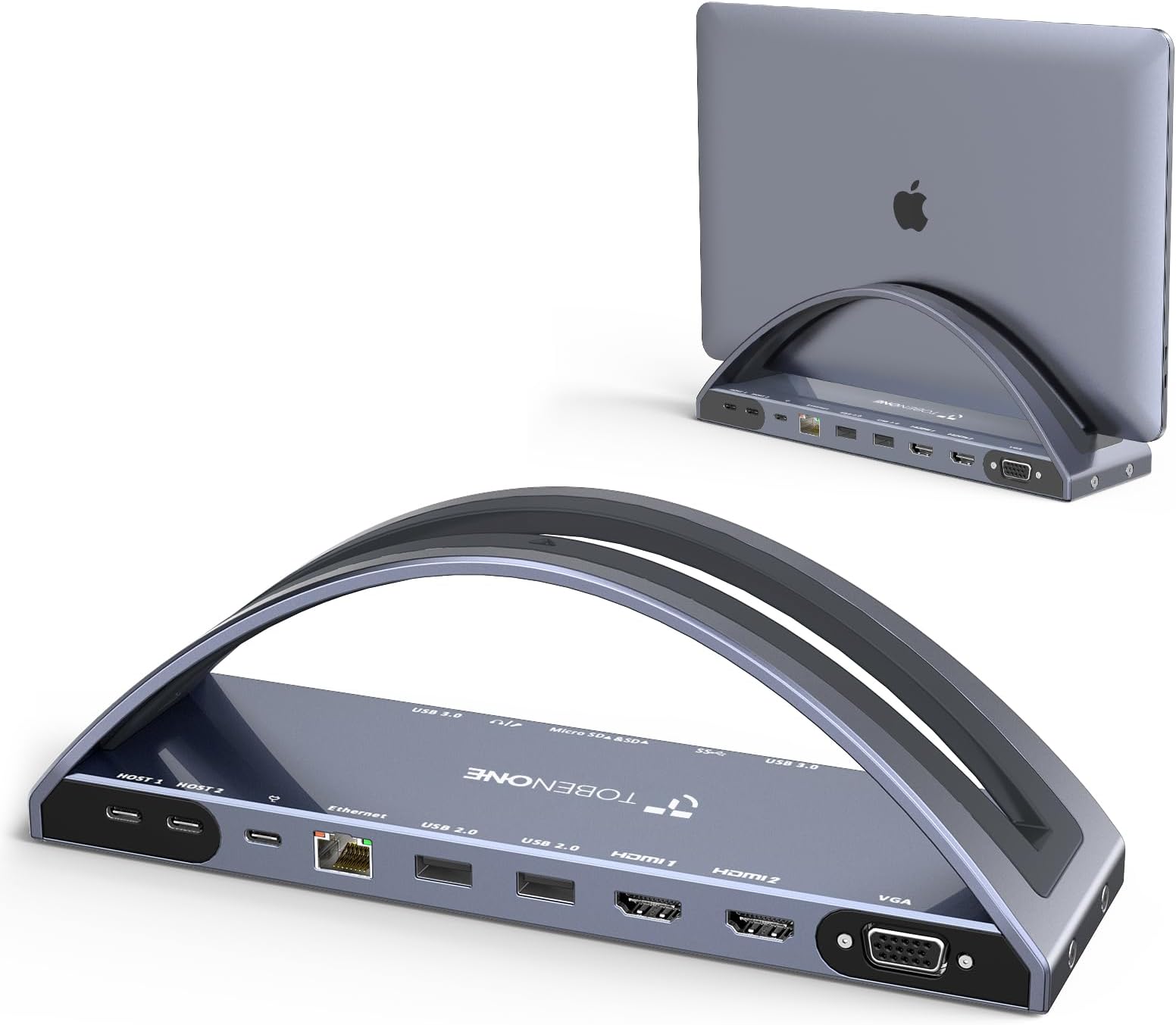 Amazon.com: TobenONE USB C Docking Station Dual 4K Monitor for MacBook ...