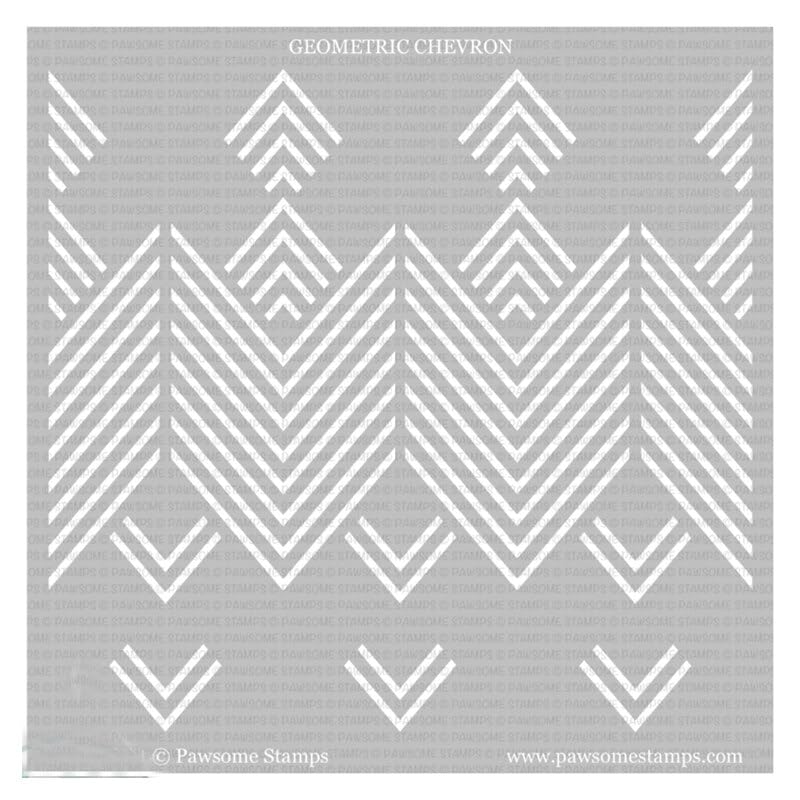 Chevron Background With Initials D