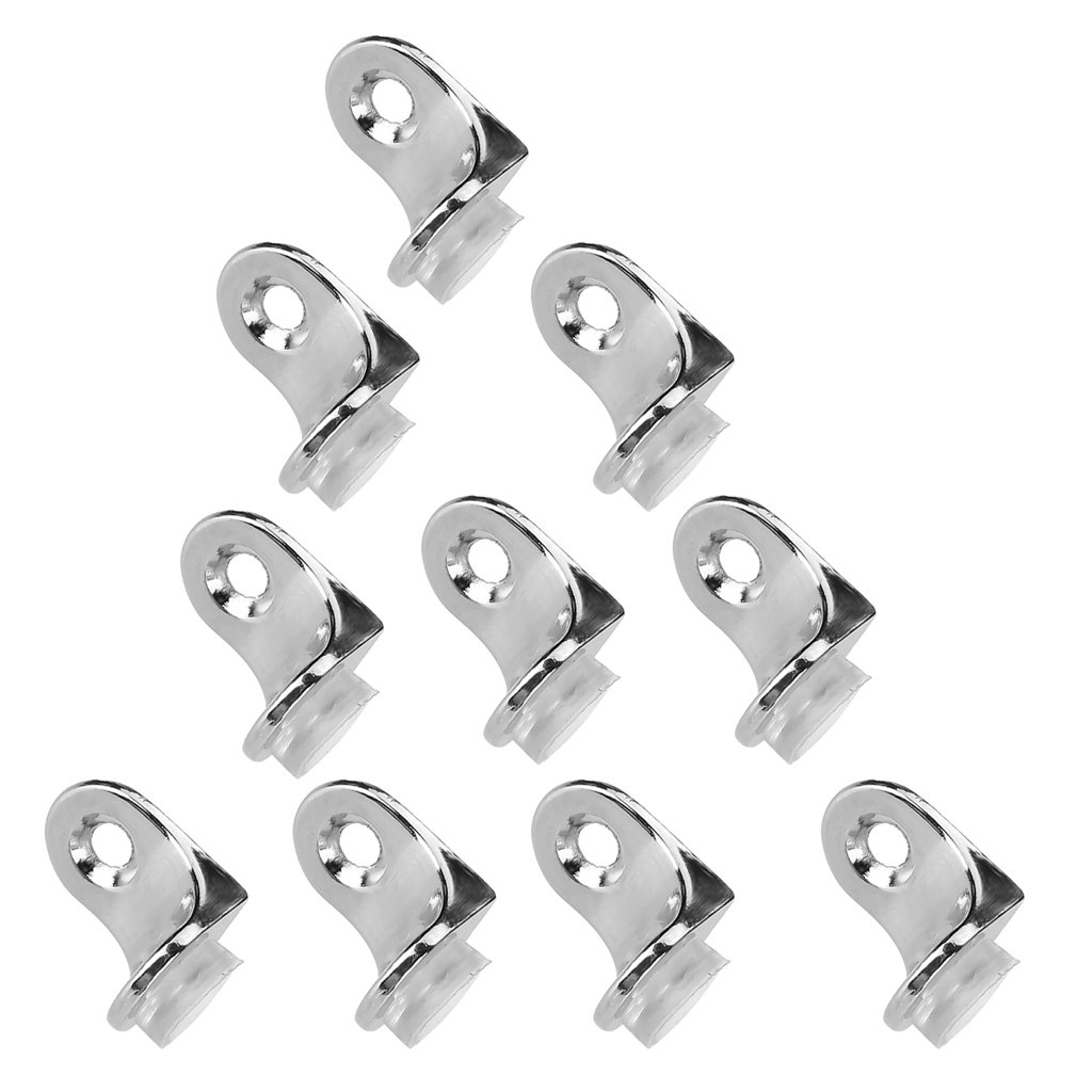 MagiDeal Easy Install L-Shape Glass Shelf Right Angle Fixing Clip ...