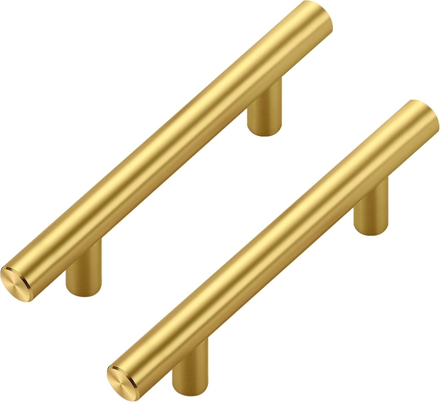 JOY DECOR 3 Pack Cabinet Handles, Gold Cabinet Pulls, 3 in Hole Center ...