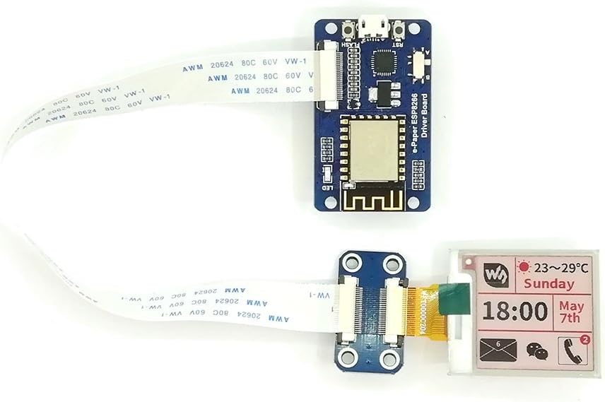 1.54 Inch E-Ink Display Module Three-Color Resolution 200x200 E-Paper Electronic Screen Panel ...