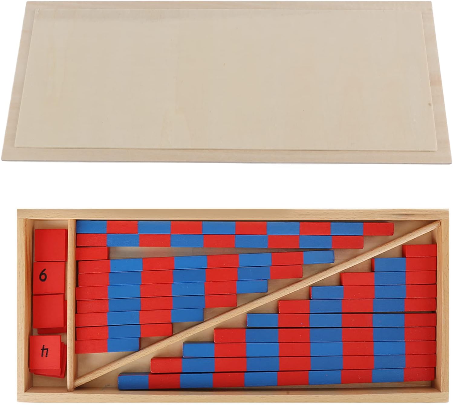 Amazon.com: Jerliflyer Numerical Rods, Montessori Small Number Rod with ...