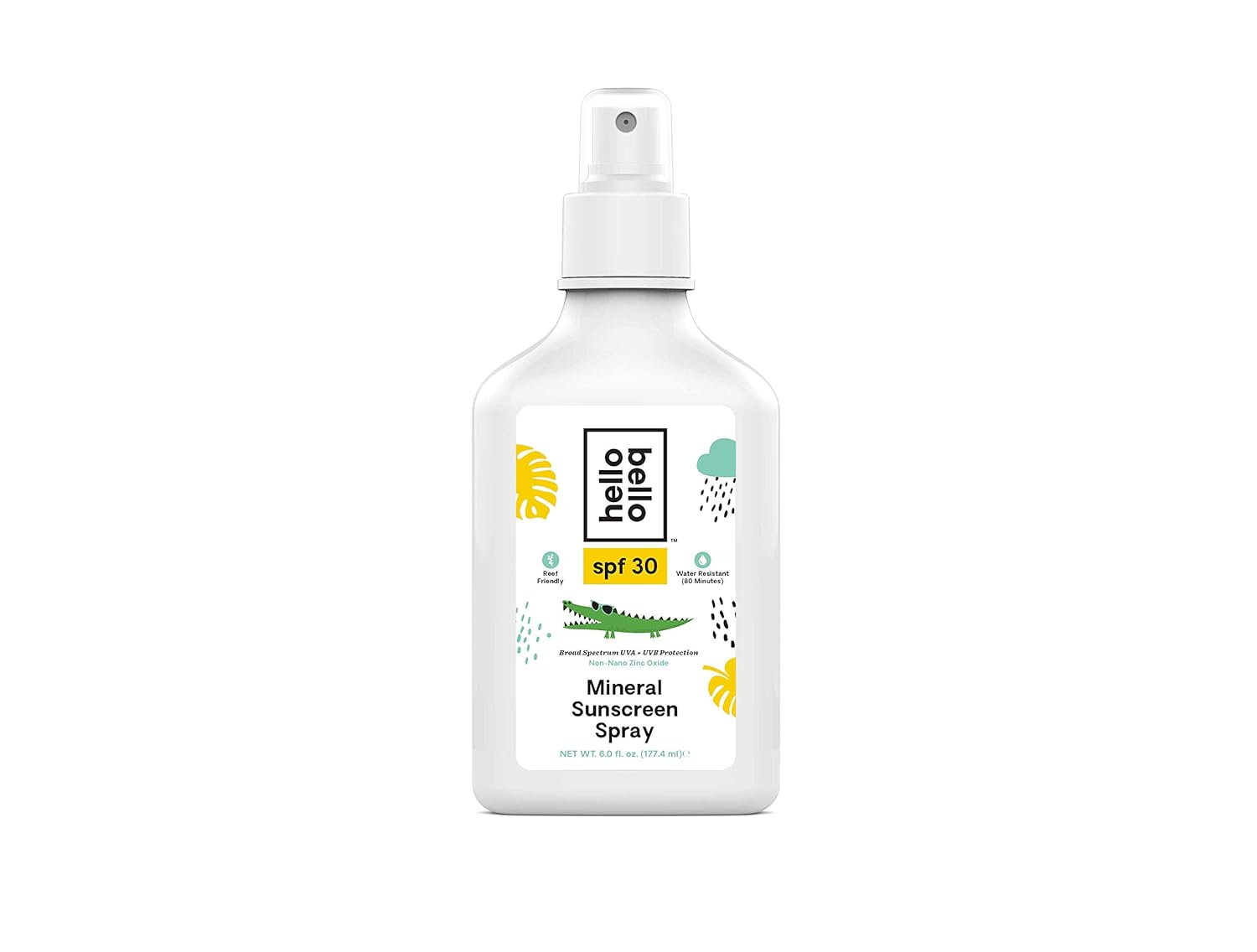Amazon.com: Hello Bello Sunscreen Mineral Spray with Zinc Oxide - 30 ...