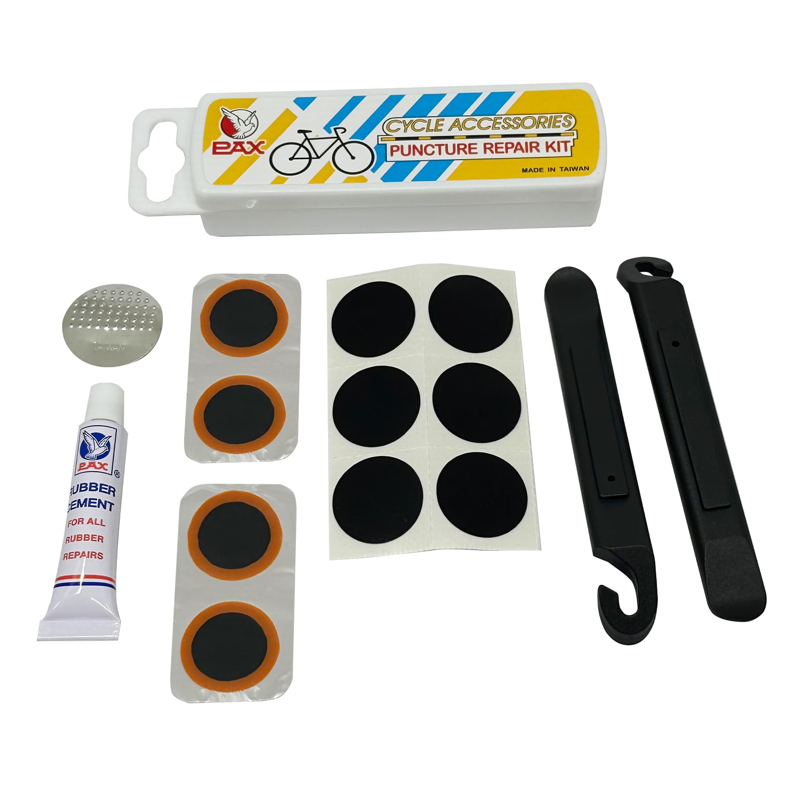 Amazon.com: PAX 14Pcs Bike Inner Tube Patch Kits with 7cc Rubber Cement ...