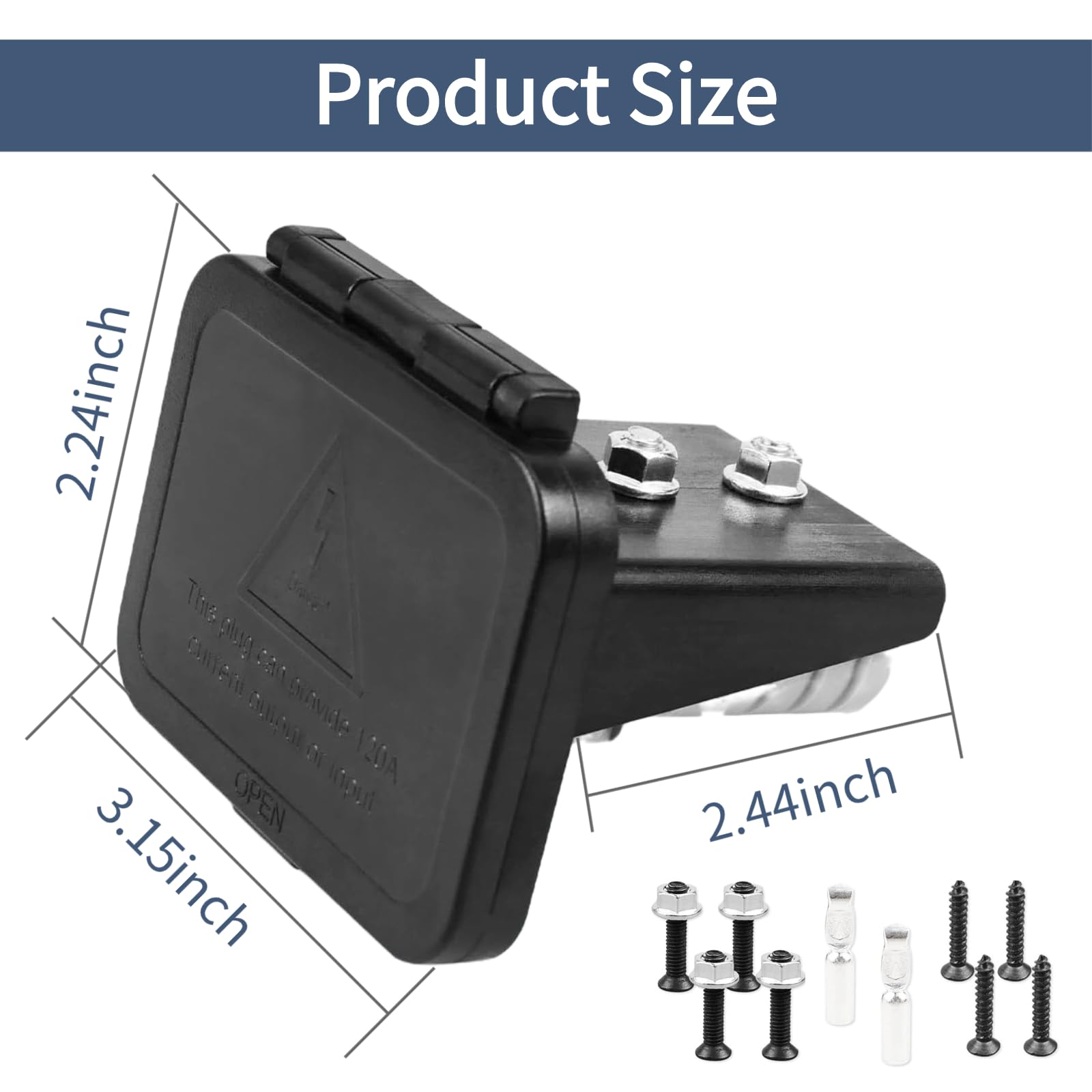 Anderson Sb50 Connector Panel Plate 2-Pack Anderson SB50 Mounting ...
