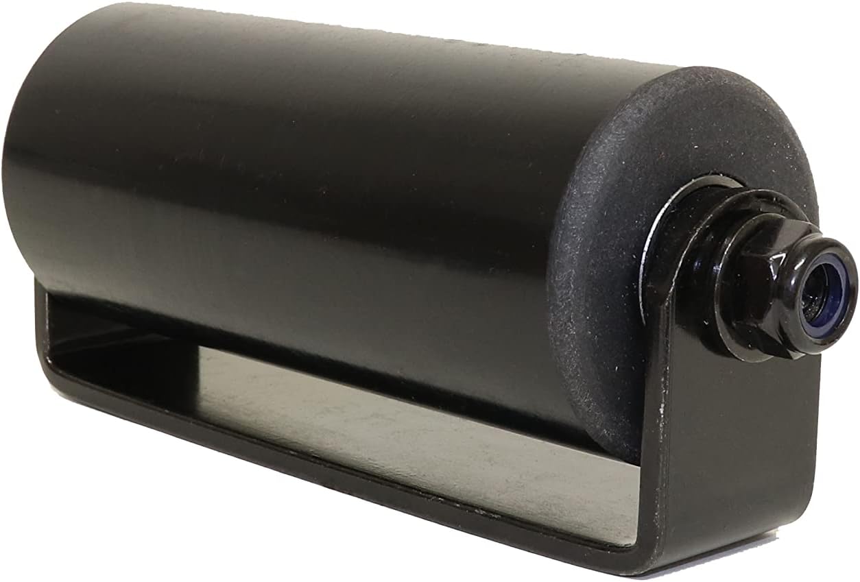 Sliding, Rolling Gate Guide Roller Black UHMW Rollers Rubberized Hard ...