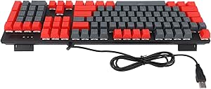 Amazon.com: Wired Keyboard Colorfast 104 Keys Ergonomic Mechanical ...