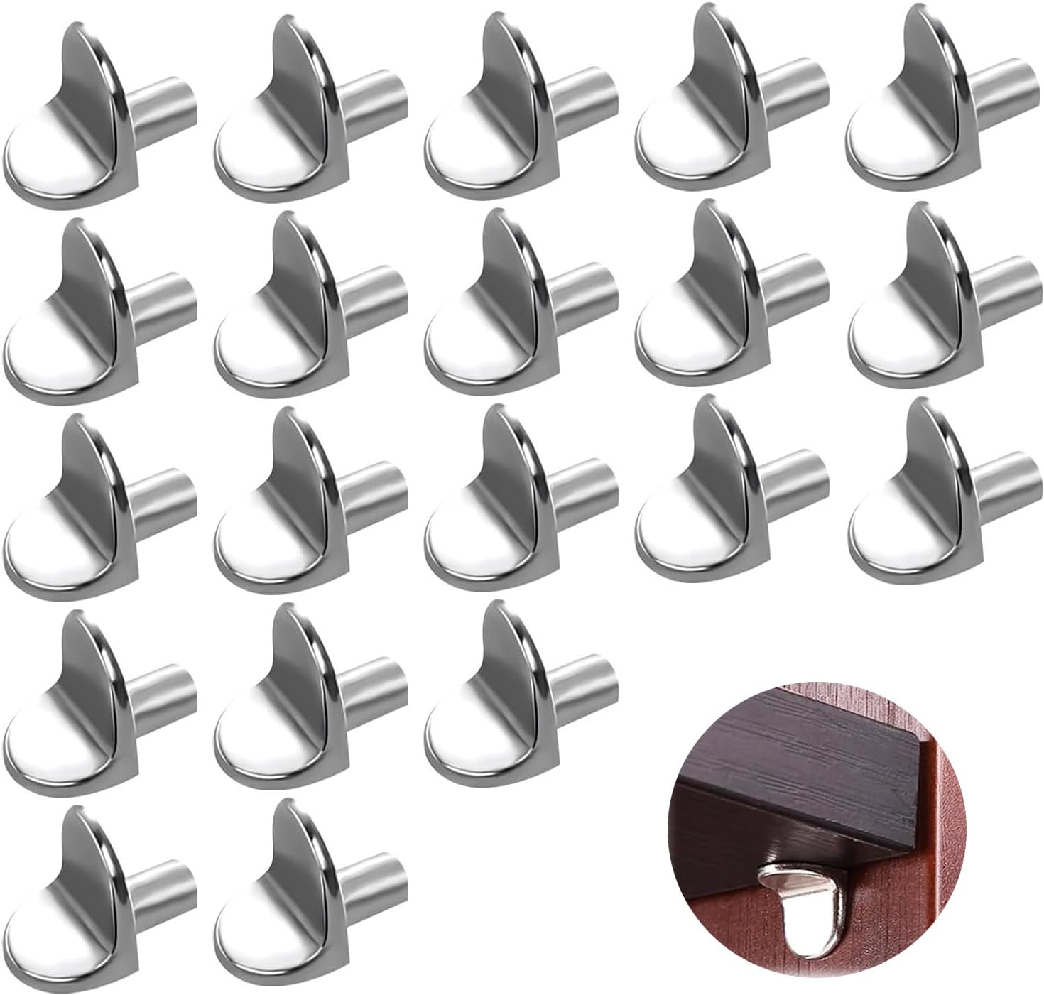 Shelf support Studs PEG plug in for Ø 5 mm hole 60 kg load carrying ...