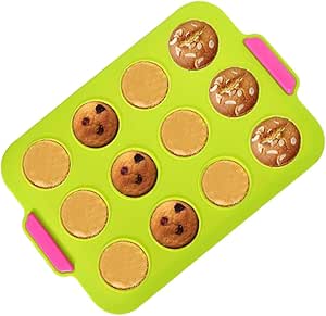KeepingcooX® 12 Hole Mini Muffin Tray, Yorkshire Pudding Pan - Food ...